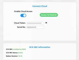 Setting up the NX32 device as a 3CX SBC