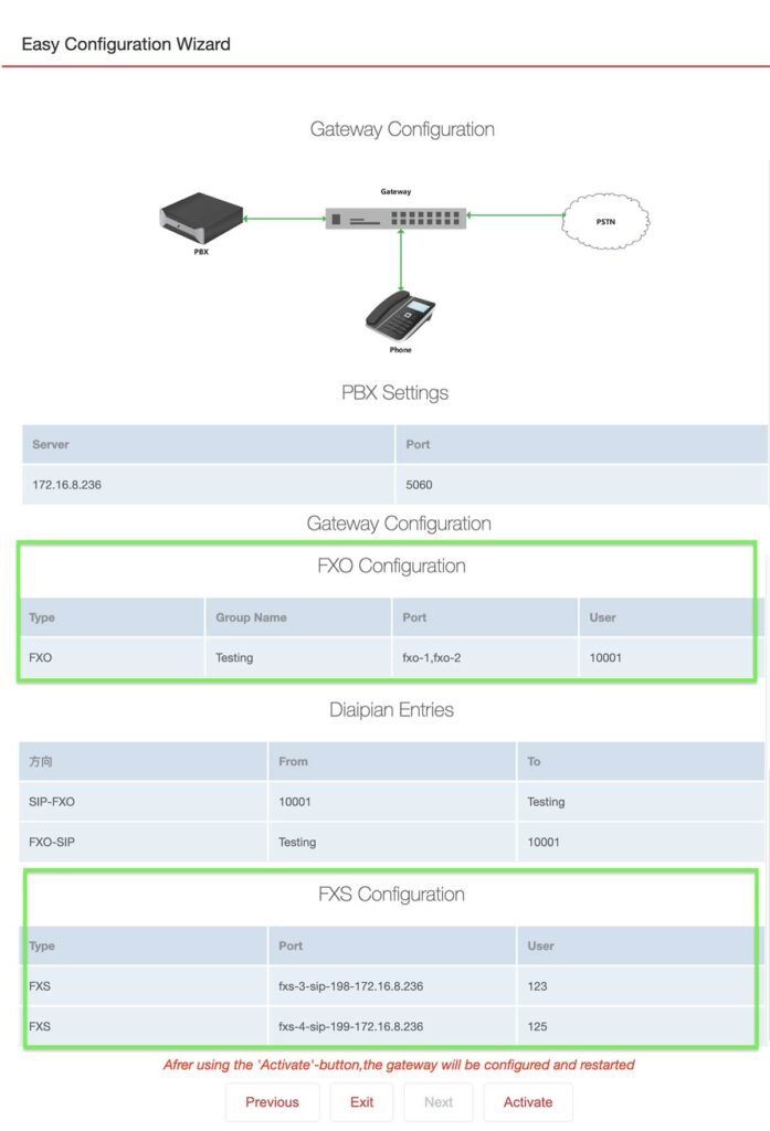 3CX Appliance Configuration - SBC & Gateway