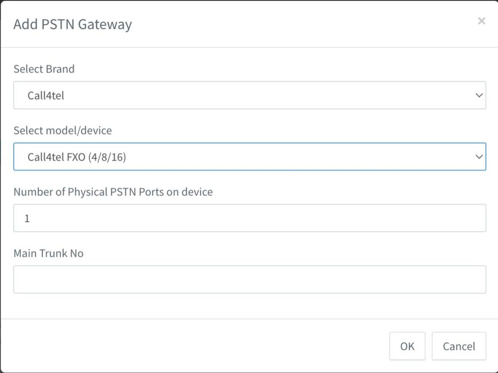 3CX Appliance Configuration - SBC & Gateway