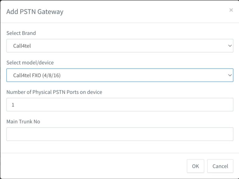 3CX Appliance Configuration - SBC & Gateway