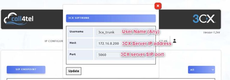 TM MPLS Line configuration with NX-32 VoIP Gateway